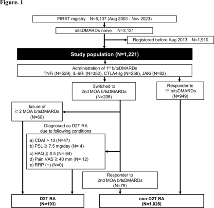 Predicting the progression of difficult-to-treat rheumatoid arthritis ...